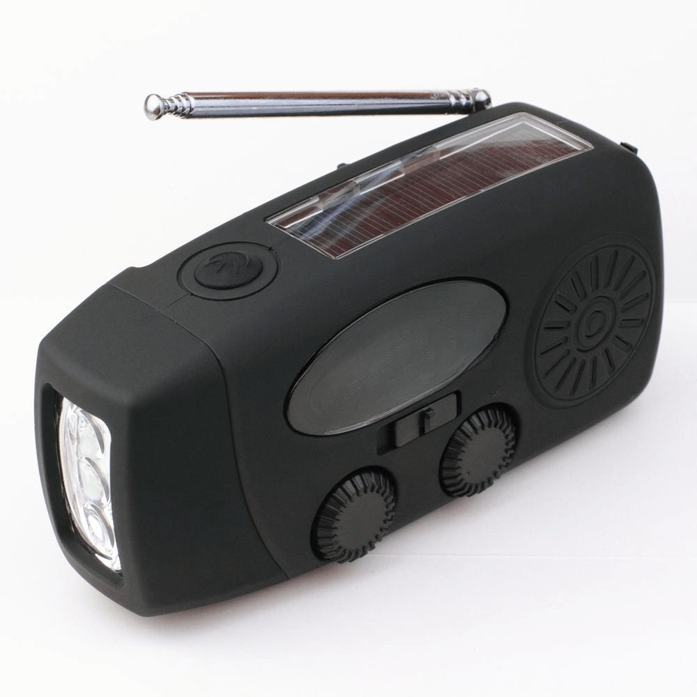SolarWave | Multifunctional Hand Crank Emergency Radio with LED ...